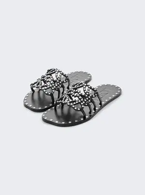 Loewe Studded Slide Sandals