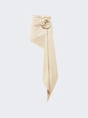 Magda Butrym Asymmetrical Draped Swim Skirt