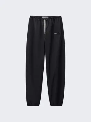 Alexander Wang Mid-rise Track Pants With Rhinestone Drawcords