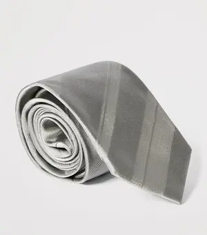Brunello Cucinelli Silk Stripe Tie