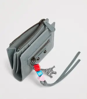 Balenciaga Crinkled Lambskin Le City Bifold Wallet