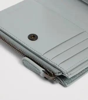 Balenciaga Crinkled Lambskin Le City Bifold Wallet
