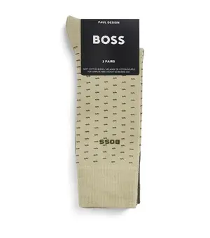BOSS Logo Socks - Green