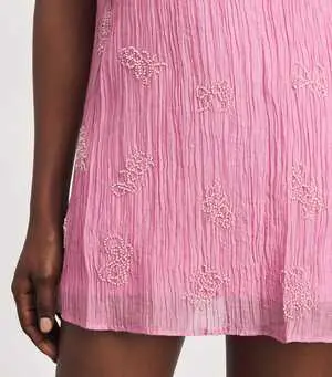 Staud Beaded Albee Mini Dress
