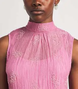 Staud Beaded Albee Mini Dress