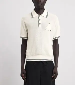 Jacquemus Silk-cotton Sailboat Polo Shirt
