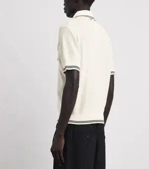 Jacquemus Silk-cotton Sailboat Polo Shirt
