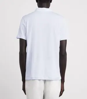 Sunspel Supima Cotton Polo Shirt - Blue