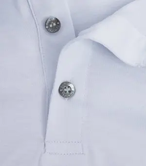 Sunspel Supima Cotton Polo Shirt - Blue