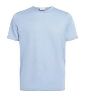 Sunspel Supima Cotton Classic T-shirt - Blue