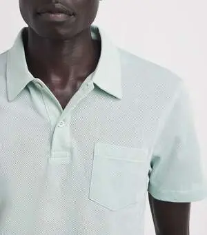Sunspel Supima Cotton Riviera Polo Shirt - Green