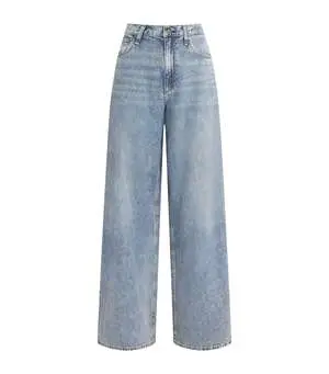 Rag & Bone Featherweight Sofie High-rise Wide-leg Jeans - Blue