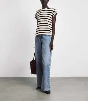 Rag & Bone Featherweight Sofie High-rise Wide-leg Jeans