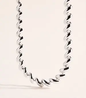 Eddie Borgo Plated Torsade Chain Necklace