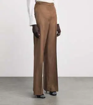 Gabriela Hearst Cotton Vesta Straight Trousers