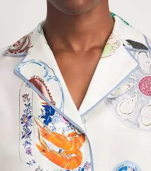 Olivia Von Halle Silk Seafood Ingo Pyjama Set