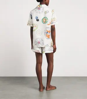Olivia Von Halle Silk Seafood Ingo Pyjama Set