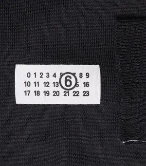 MAISON MARGIELA Virgin Wool-blend Numeric Tab Sweater