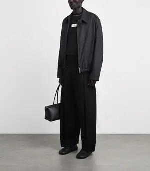 MAISON MARGIELA Virgin Wool-blend Numeric Tab Sweater - Black