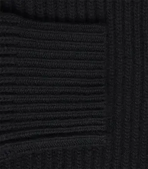 MAISON MARGIELA Wool-blend Ribbed Zip-up Sweater