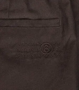 MAISON MARGIELA Virgin Wool-cotton Pleated Trousers