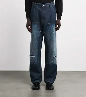 MAISON MARGIELA Distressed Straight Jeans