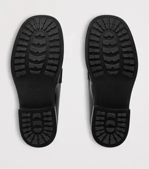 Balenciaga Leather Comfy Loafers
