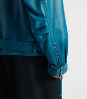 Balmain Lambskin Biker Jacket