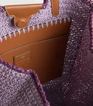 ANYA HINDMARCH Paper Woven Wink Tote Bag