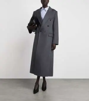 Victoria Beckham Wool-cashmere Double-faced Overcoat