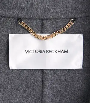 Victoria Beckham Wool-cashmere Double-faced Overcoat