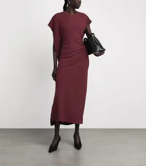 Victoria Beckham Asymmetric Midi Dress