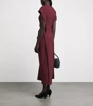 Victoria Beckham Asymmetric Midi Dress