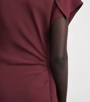 Victoria Beckham Asymmetric Midi Dress
