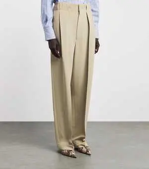 Victoria Beckham Pleated Tailored Trousers