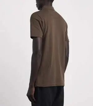 Sunspel Supima Cotton Riviera Polo Shirt - Brown