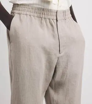 Sunspel Linen Drawstring Trousers