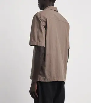 Sunspel Cotton Textured Stripe Shirt