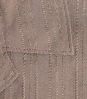 Sunspel Cotton Textured Stripe Shirt