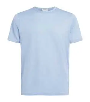 Sunspel Supima Cotton Classic T-shirt - Blue