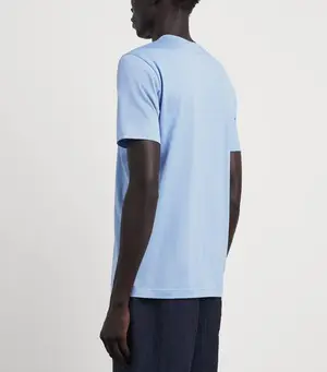 Sunspel Supima Cotton Classic T-shirt - Blue