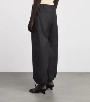 TOTEME Cotton Drawstring Trousers