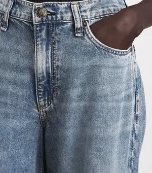 Rag & Bone Featherweight Sofie High-rise Wide-leg Jeans - Blue