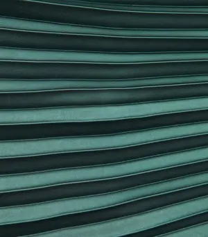 Max Mara Satin Pleated Maxi Skirt