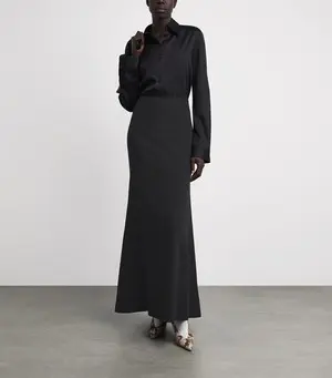 JIL SANDER Maxi Skirt With Back Split