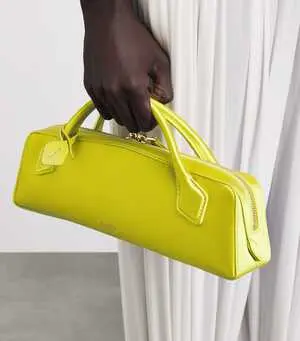 Alaïa Le Teckel Satin Bag - Brown