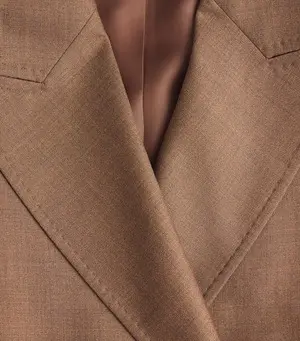 Gabriela Hearst Double-breasted Virgin Wool Blazer - Brown