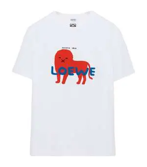 Loewe Logo Relaxed T-shirt - White