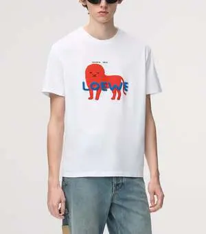 Loewe Logo Relaxed T-shirt - White