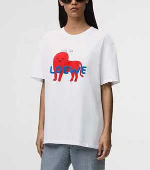 Loewe Logo Relaxed T-shirt - White